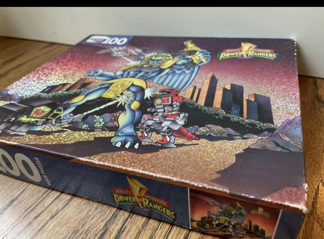 Vintage Mighty Morphin Power Rangers 1993 King Sphinx Puzzle 100 Piece ...