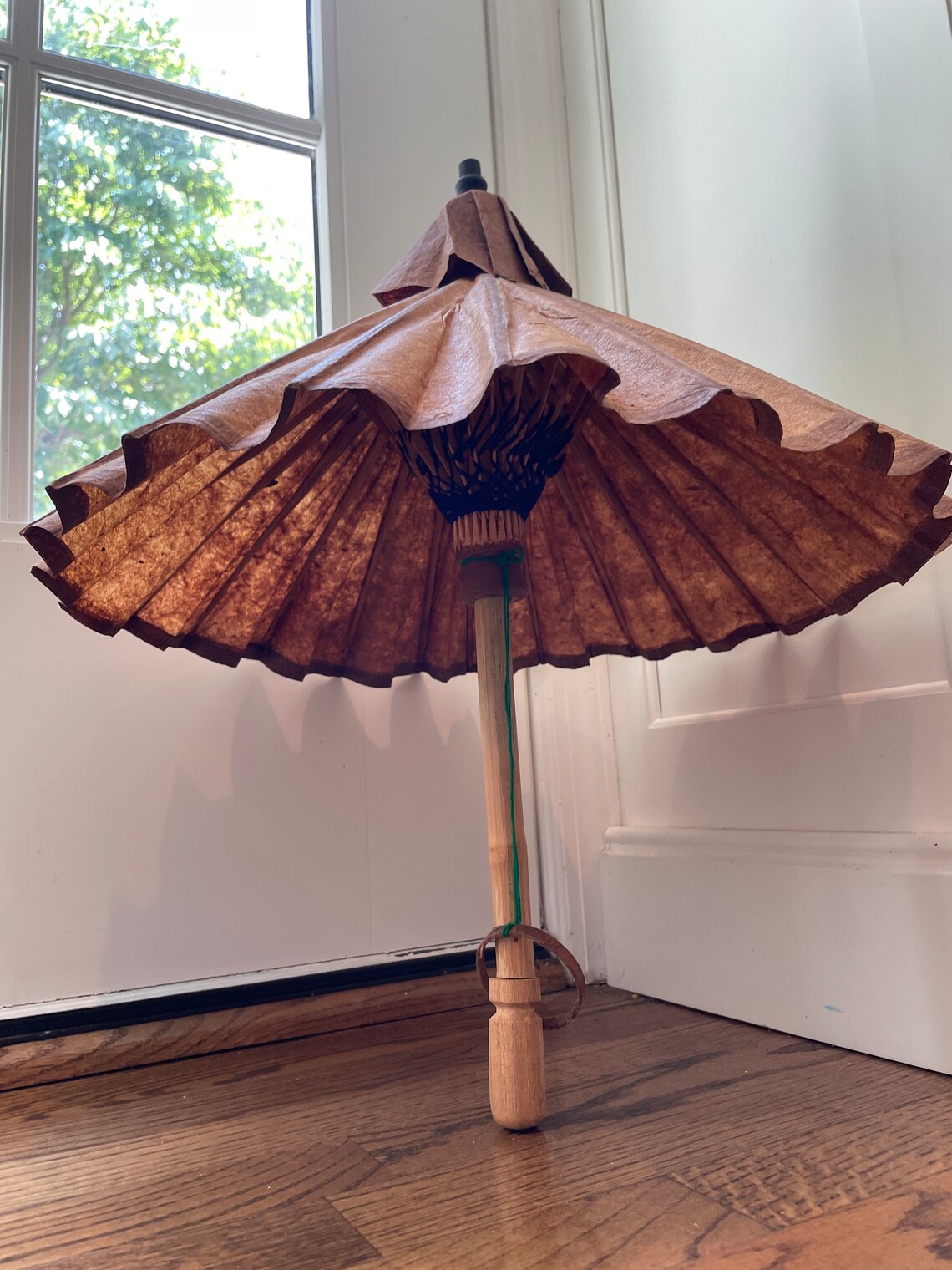 Vintage Japanese Umbrella, Brown, Parasol, Paper 21 Long - Etsy