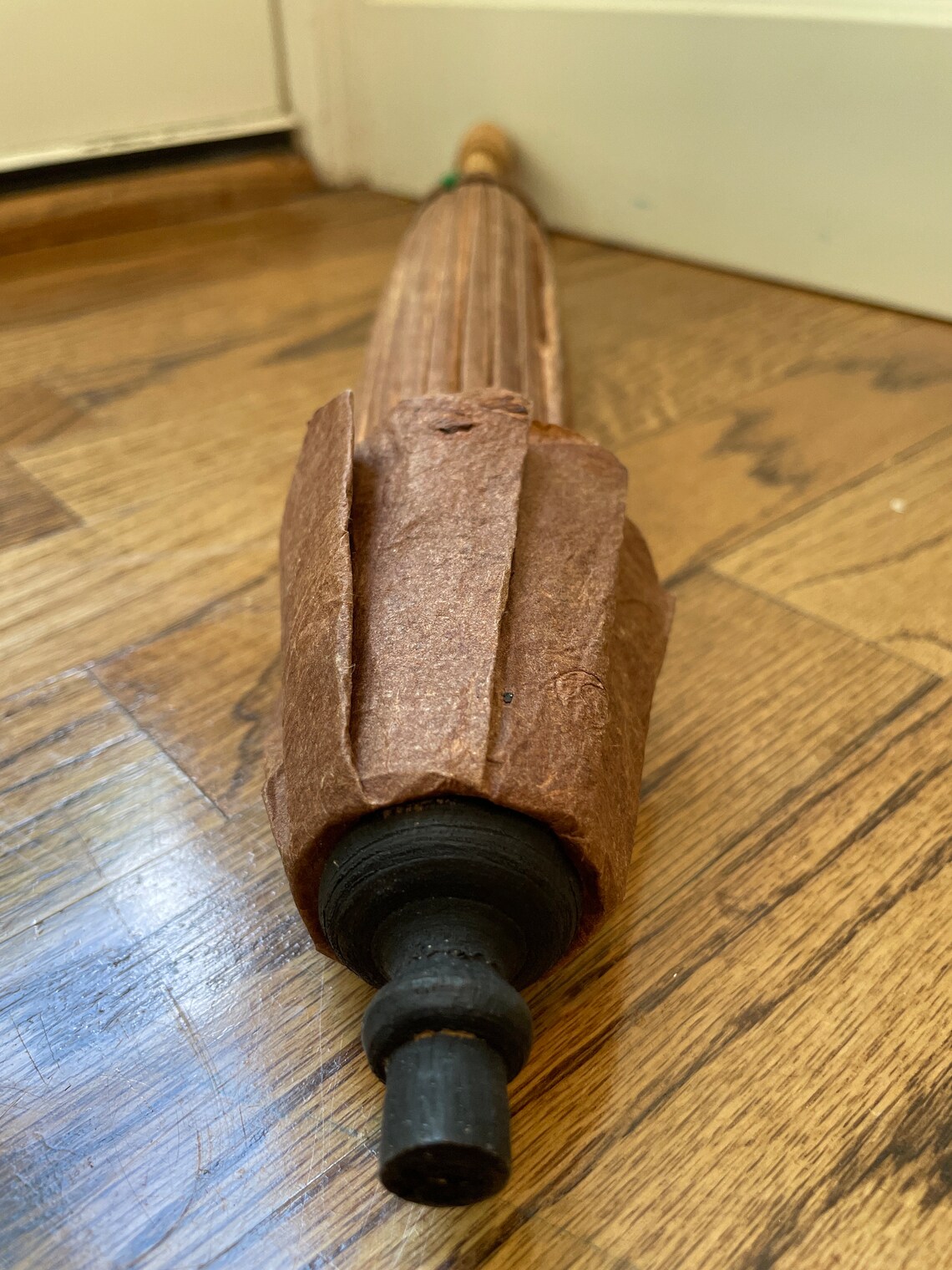 Vintage Japanese Umbrella, Brown, Parasol, Paper 21 Long - Etsy