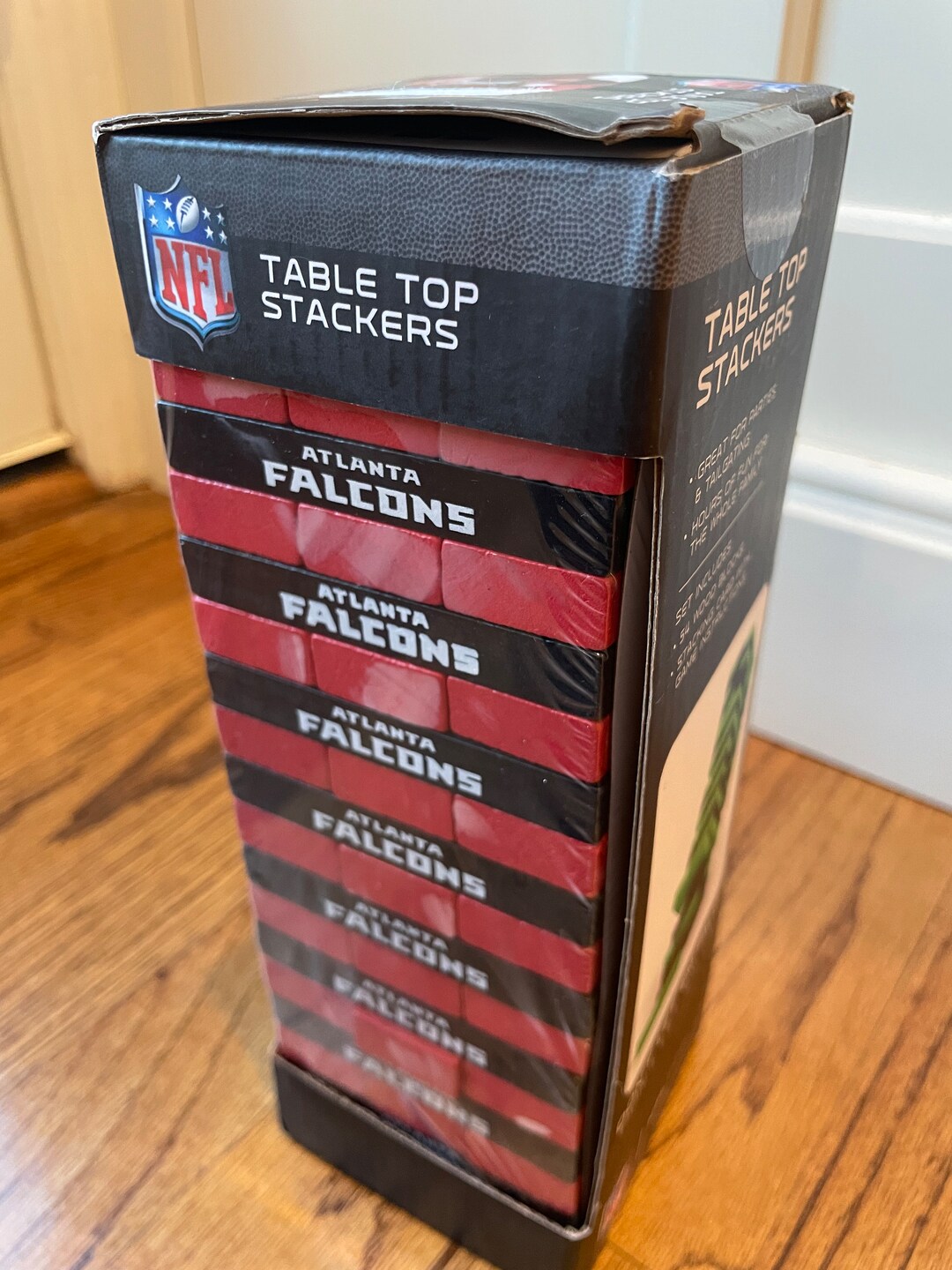 Atlanta Falcons NFL Table Top Stackers Game JENGA 54 Pieces SEALED - Etsy