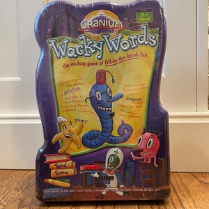 Cranium Wacky Words Edition W/ Tin Box, 2006, Brand New/factory Sealed ...