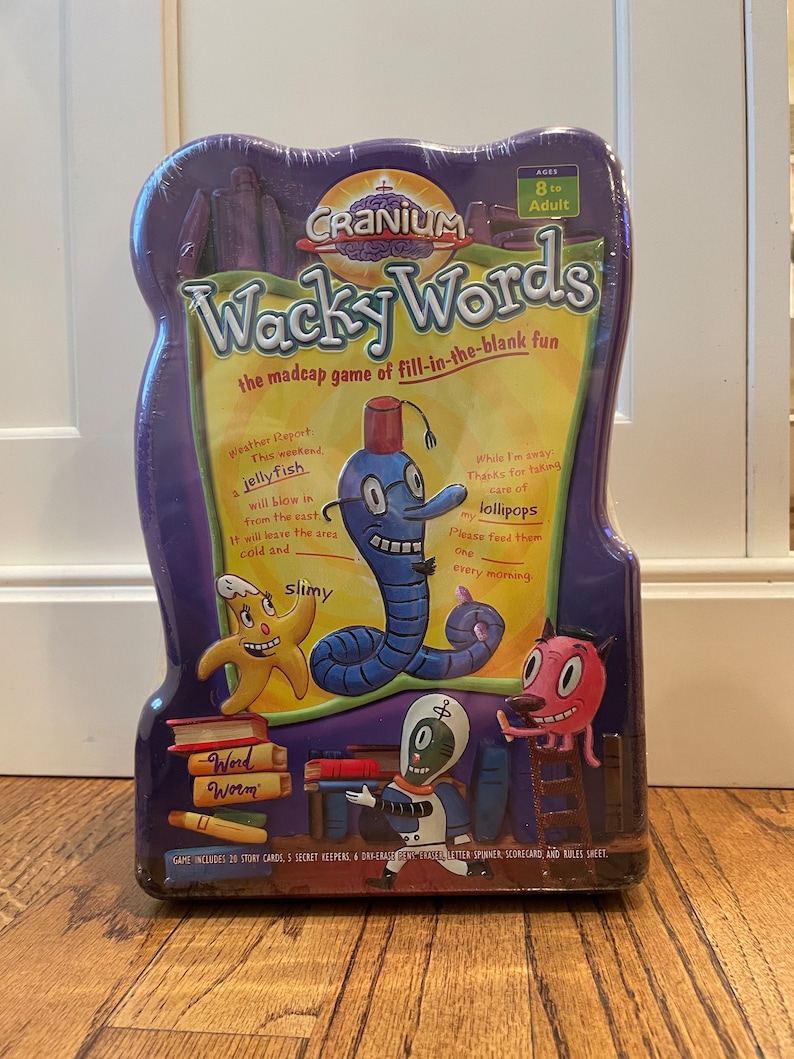 Cranium Wacky Words Edition W/ Tin Box, 2006, Brand New/factory Sealed ...