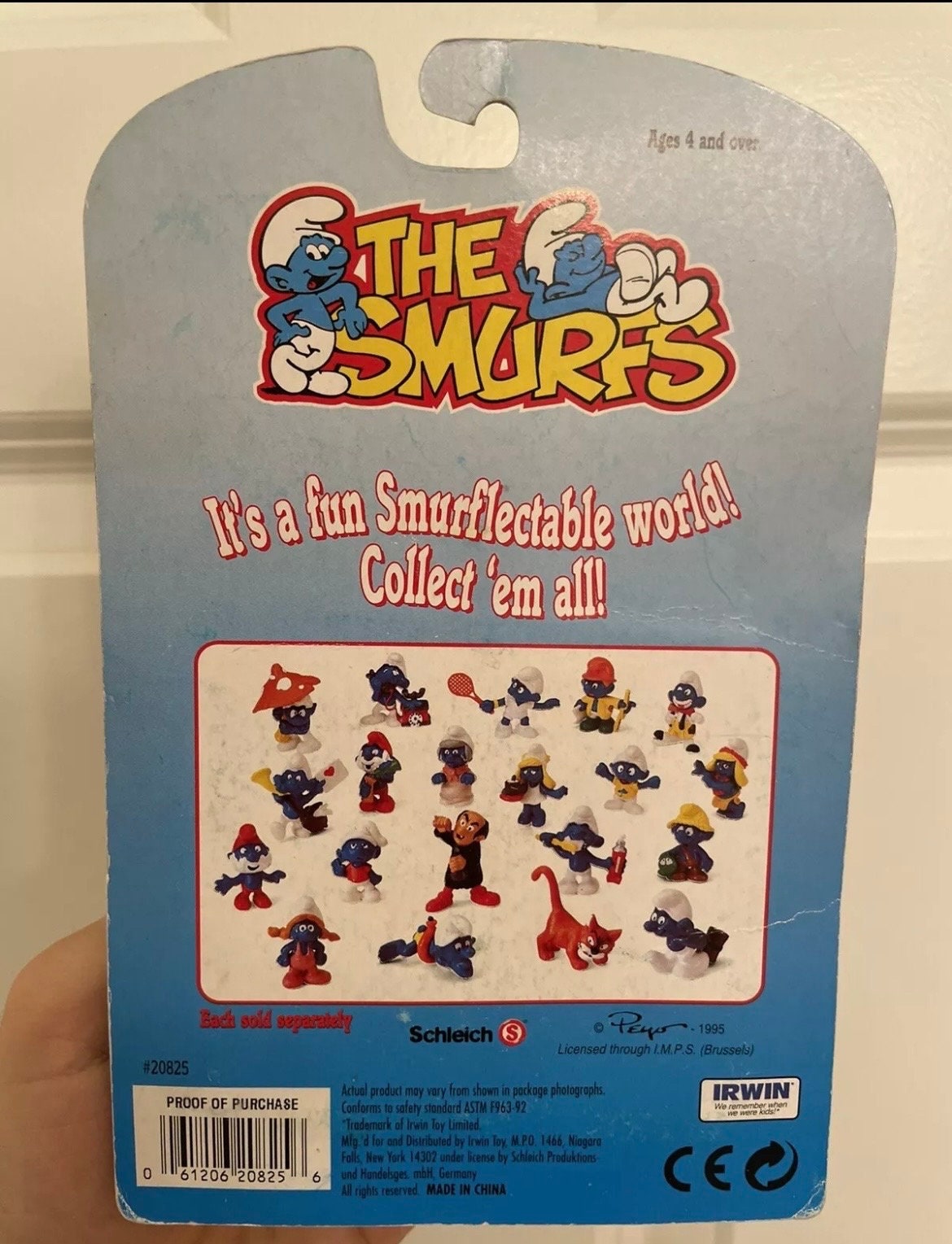 The Smurfs Vintage 1995 Schlech Mini Toy Figurine- #20825-RARE! - Etsy