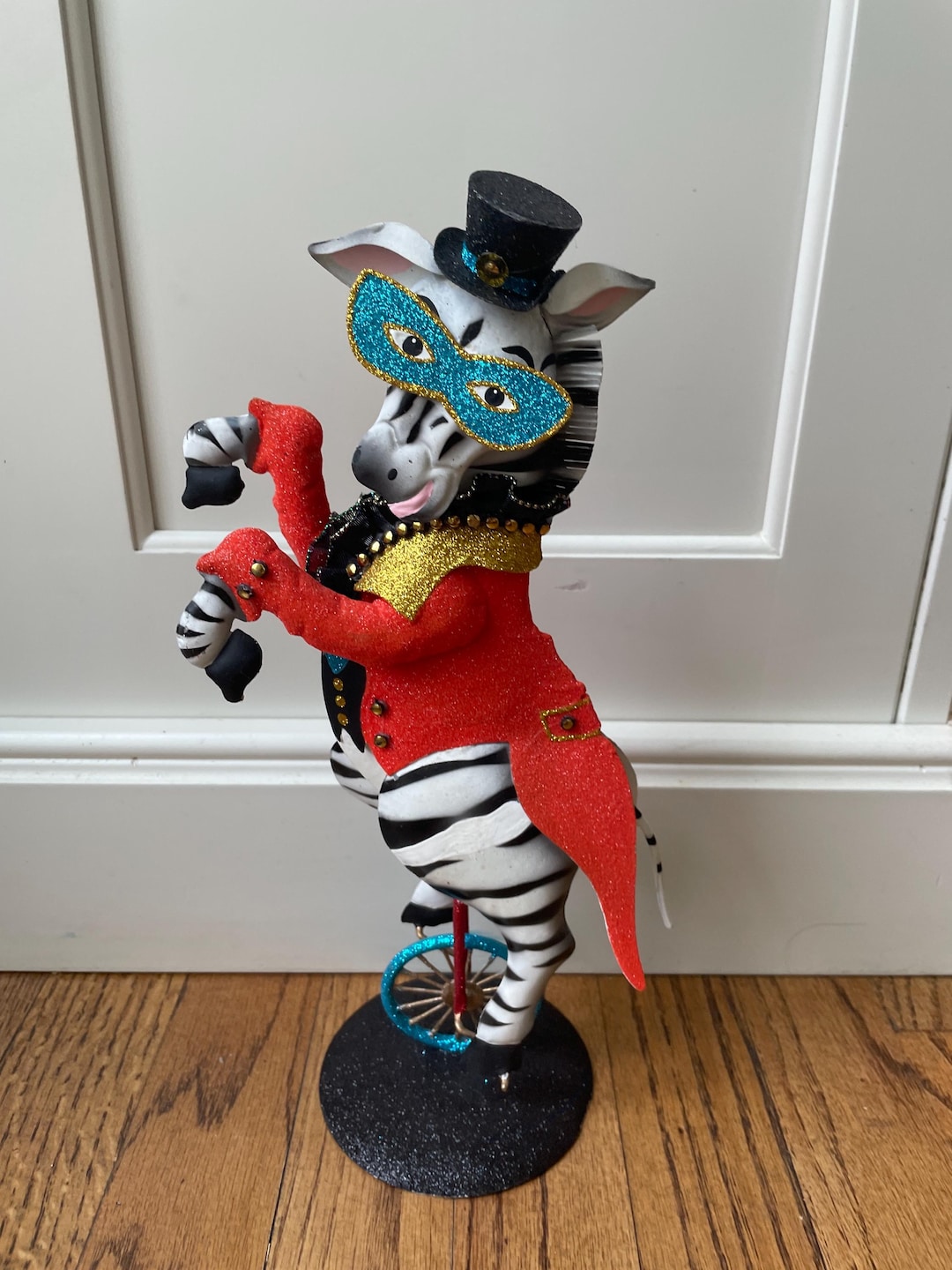 Pier 1 Enchanted Circus Zebra on Unicycle Metal Figurine 12.5" Tall - Etsy
