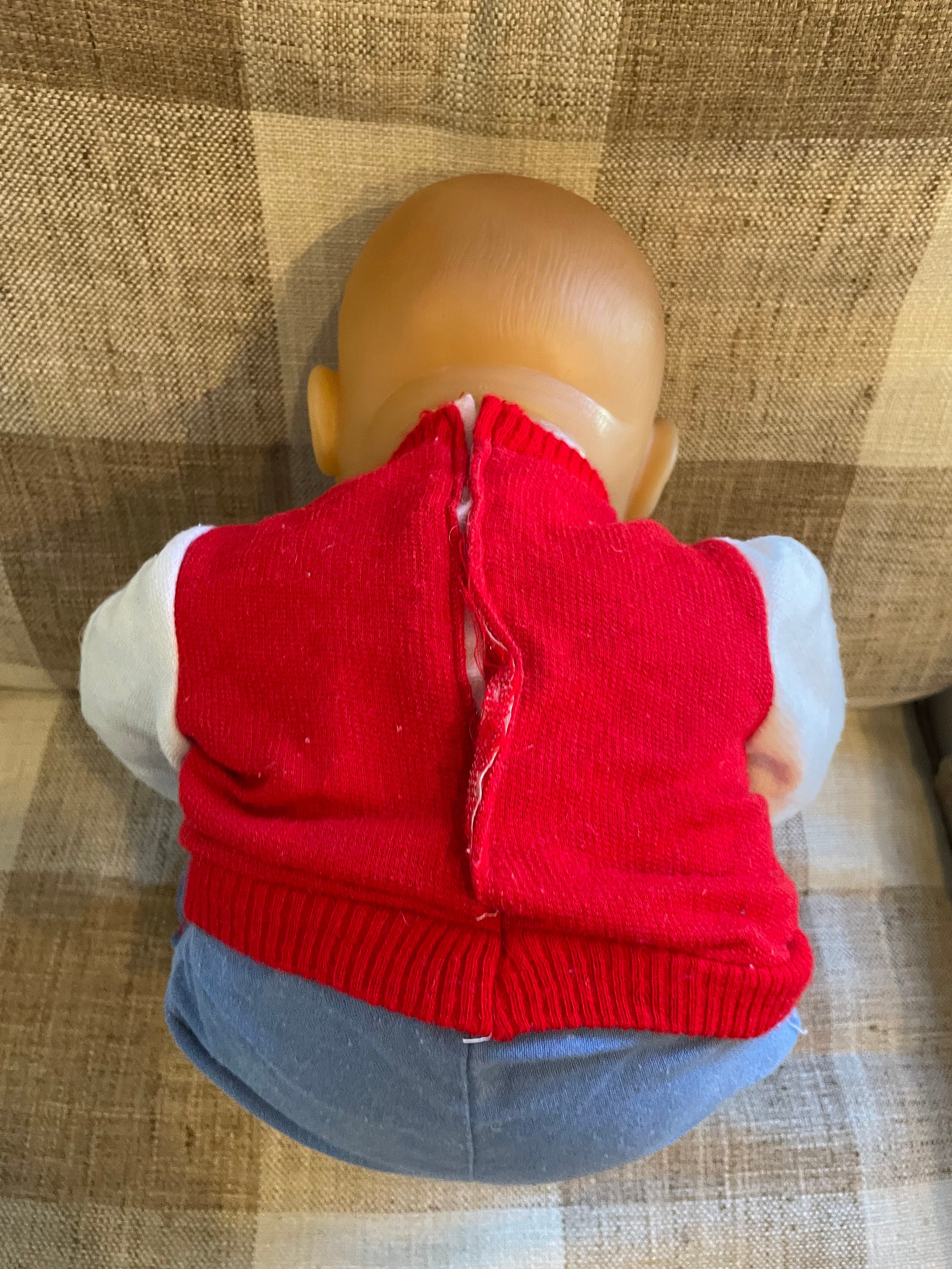 Vintage Eegee 18 Bald Baby Girl Doll Cloth Body/vinyl Limbs RARE - Etsy