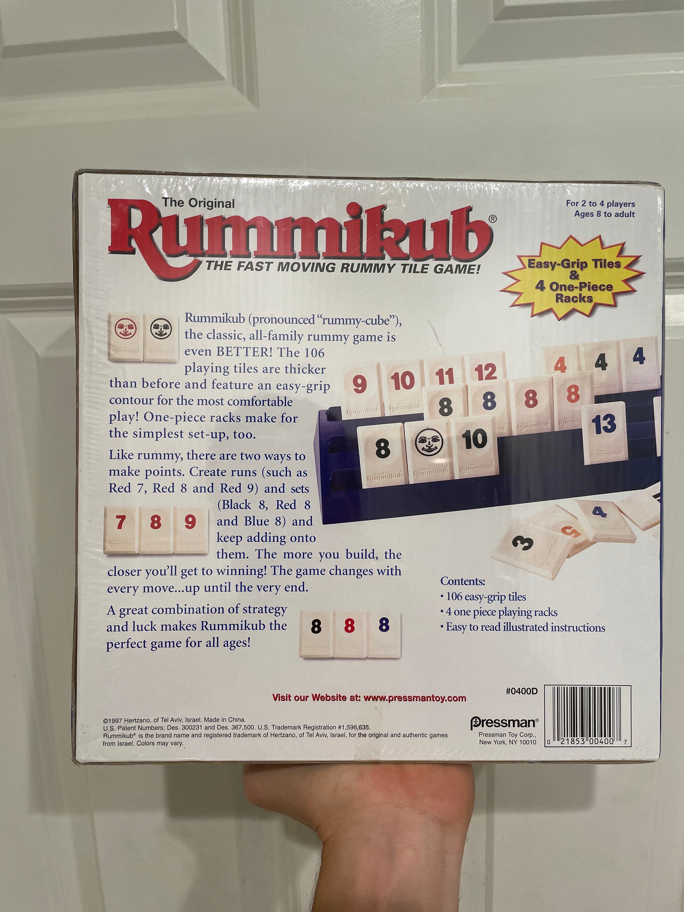 Vintage 1997 Rummikub the Fast Moving Rummy Tile Game Original NIB ...