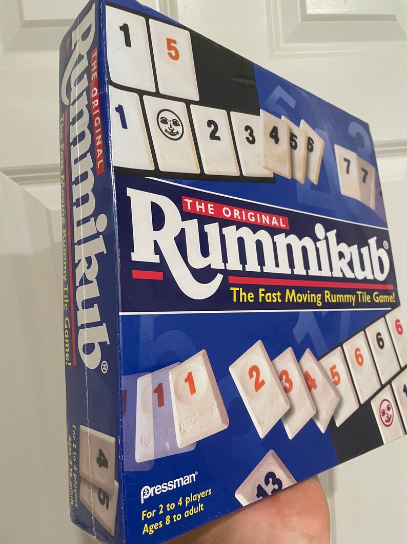 Vintage 1997 Rummikub the Fast Moving Rummy Tile Game Original NIB ...