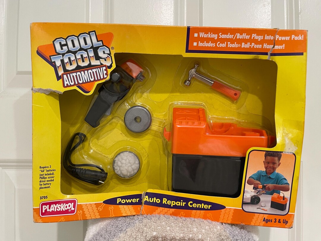 Vintage Cool Tools Automotive Retro 90s Play Set Toy- 1996 Hasbro-very ...
