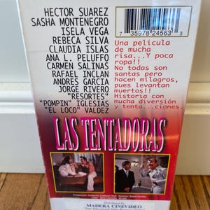 LAS TENTADORAS Vintage Spanish VHS, Hector Suarez-rare Sealed Copy - Etsy