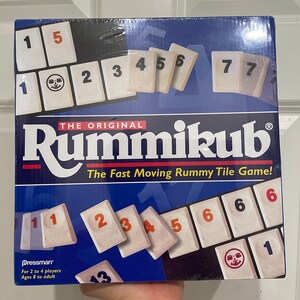 Vintage 1997 Rummikub the Fast Moving Rummy Tile Game Original NIB ...