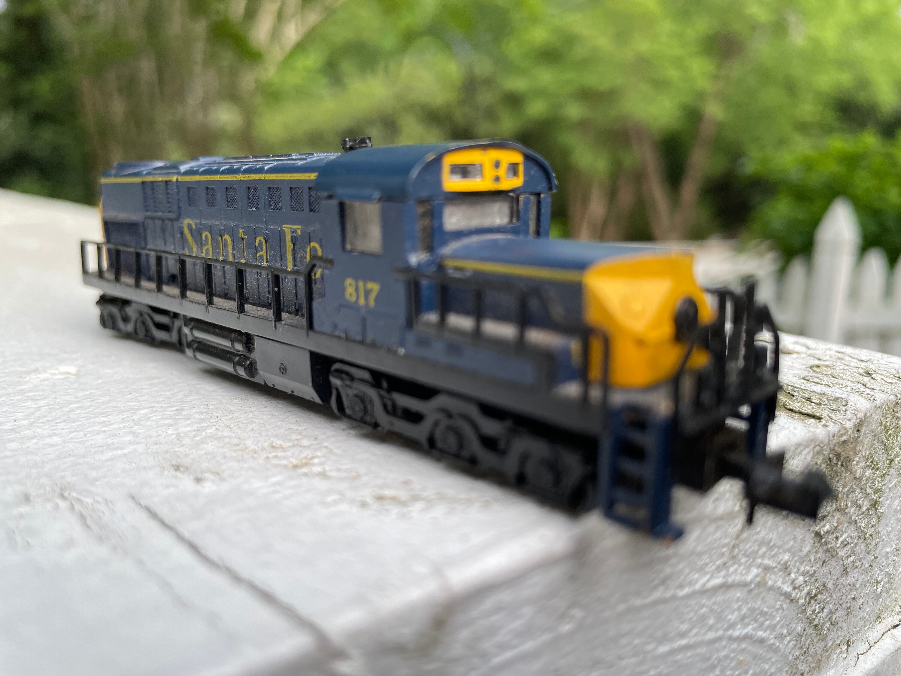 Vintage MRC Locomotive 5.5 Santa Fe N Scale Train 817 RARE - Etsy