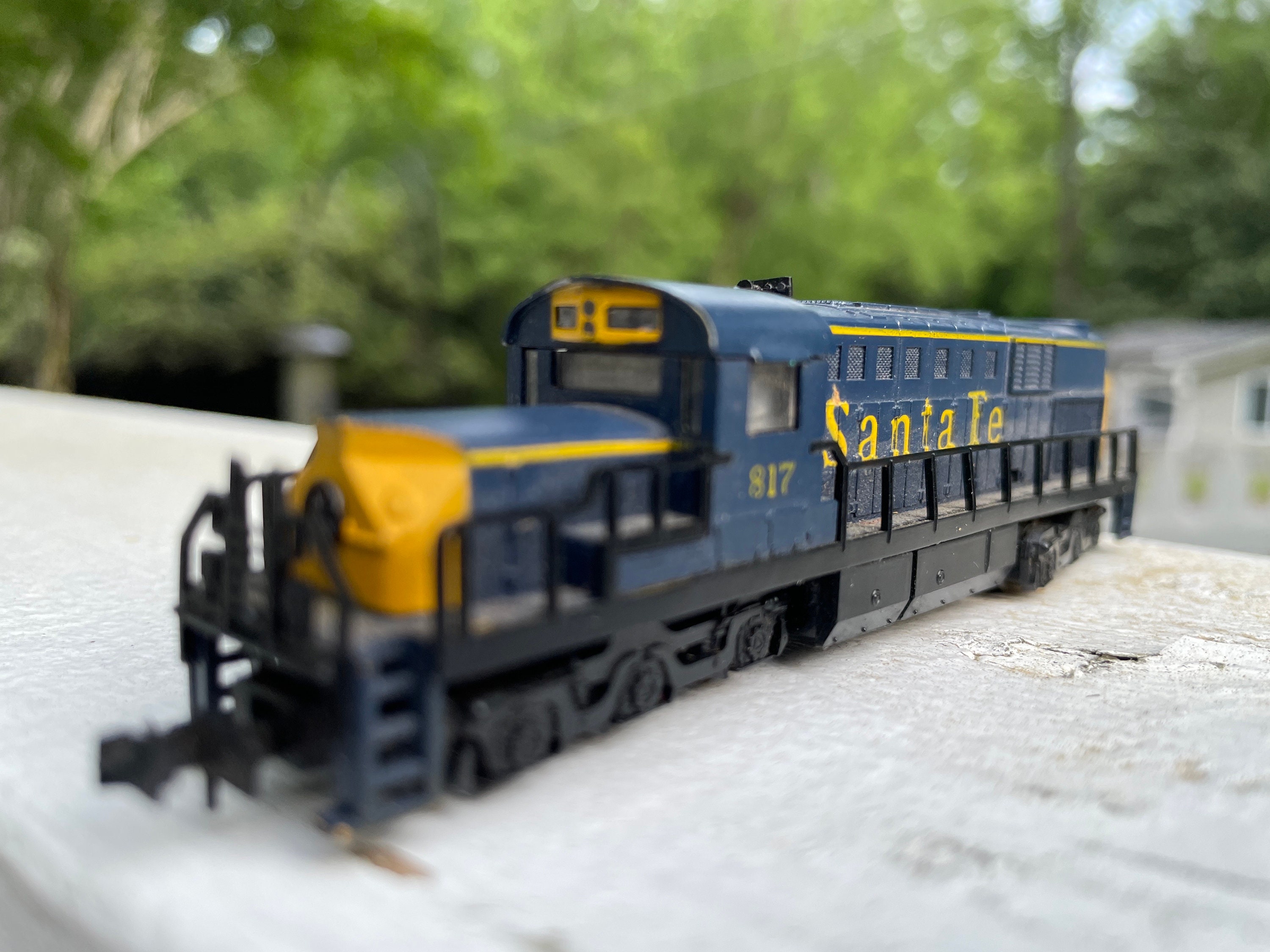 Vintage MRC Locomotive 5.5 Santa Fe N Scale Train 817 RARE - Etsy