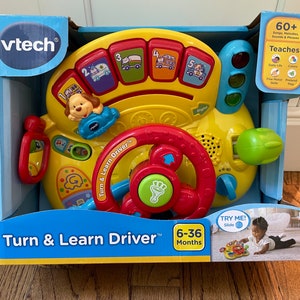 Vtech Turn & Learn Driver Baby Learning Fun Colors Motor Skills Pretend ...