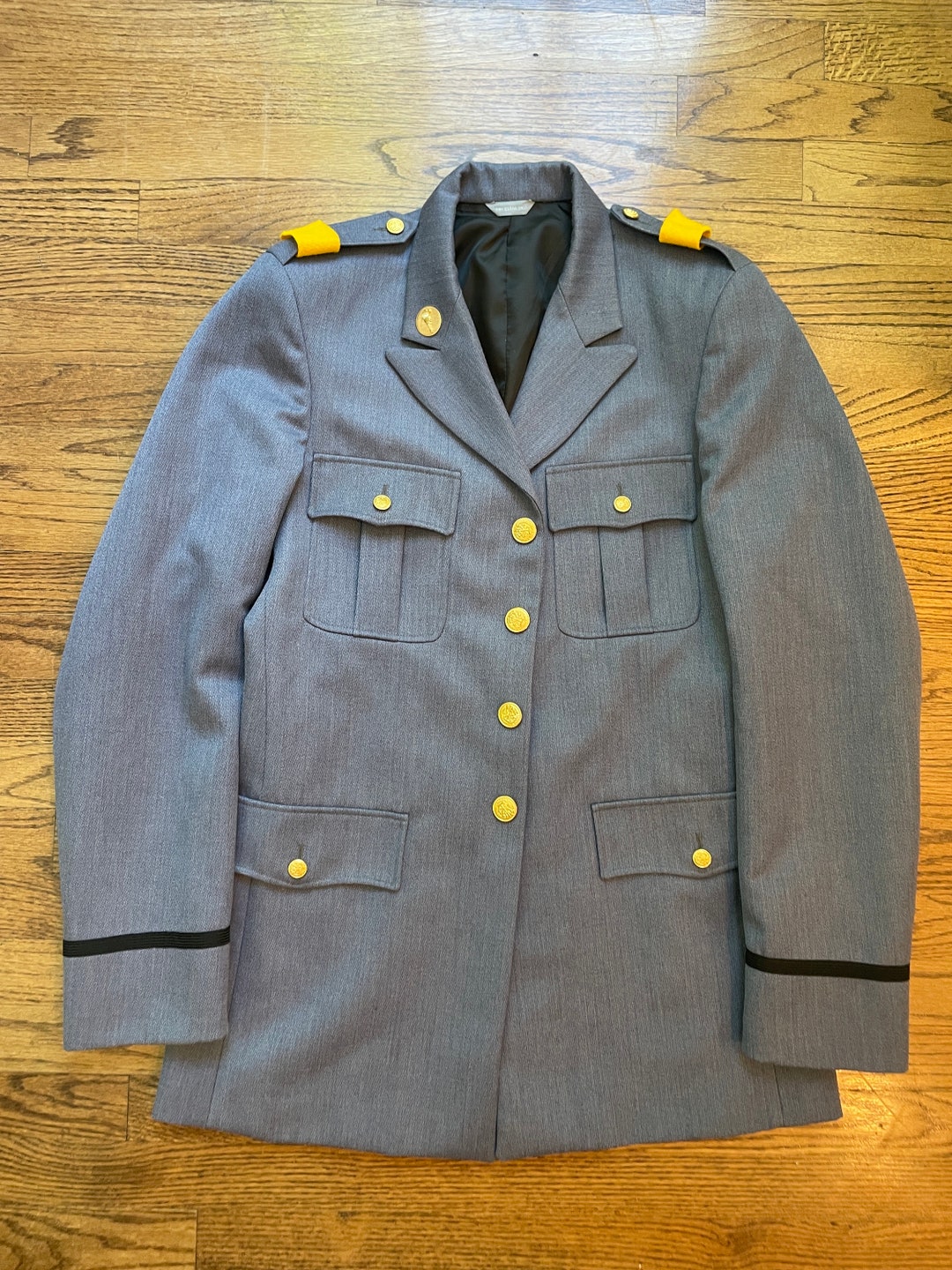 Vintage Camden Military Academy Men's JROTC Uniform Jacket Size 38L ...