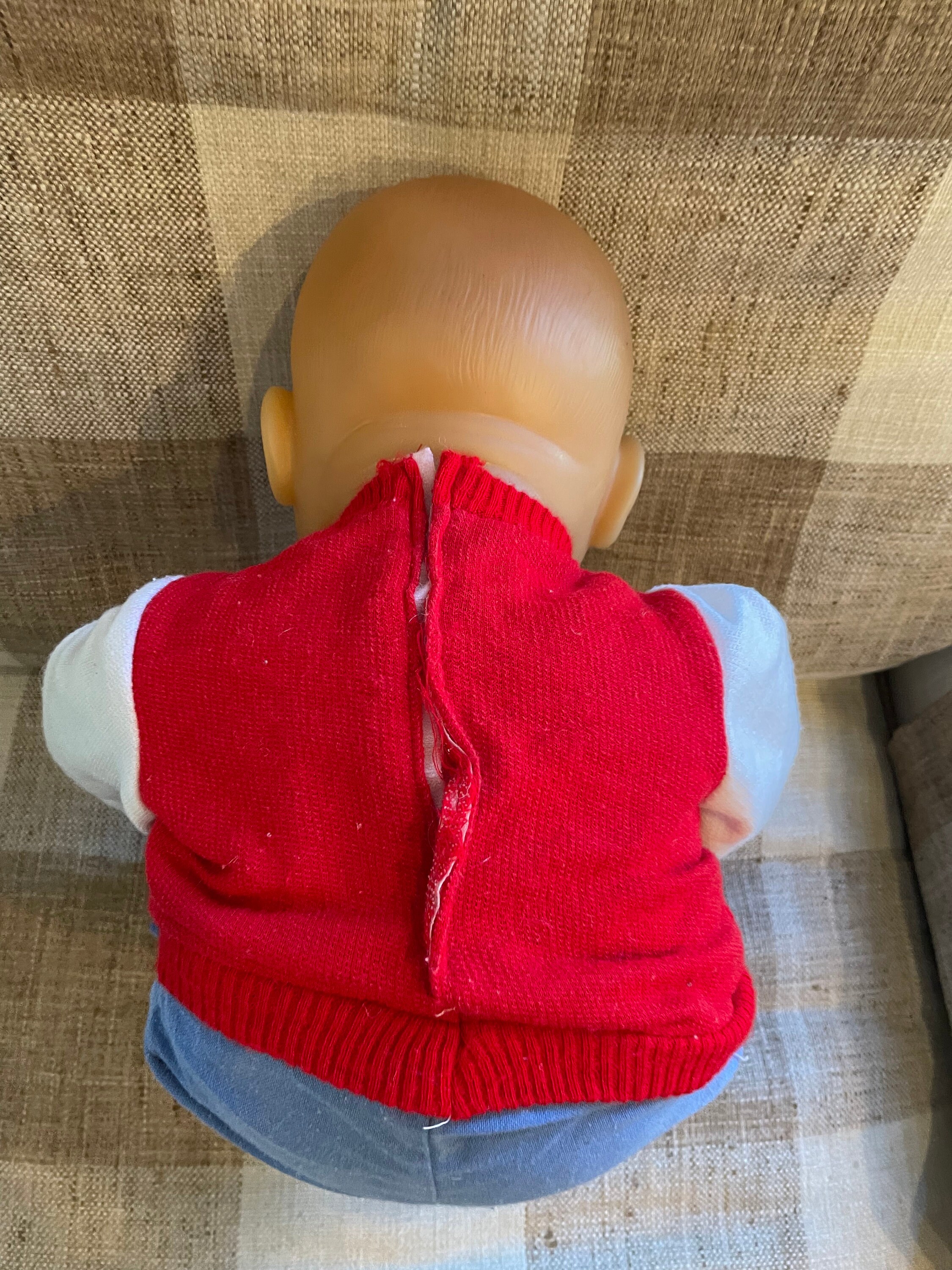 Vintage Eegee 18 Bald Baby Girl Doll Cloth Body/vinyl Limbs RARE - Etsy