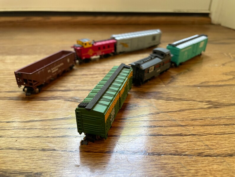 Bachman N Scale Vintage Train Car Lot of 6 - Etsy