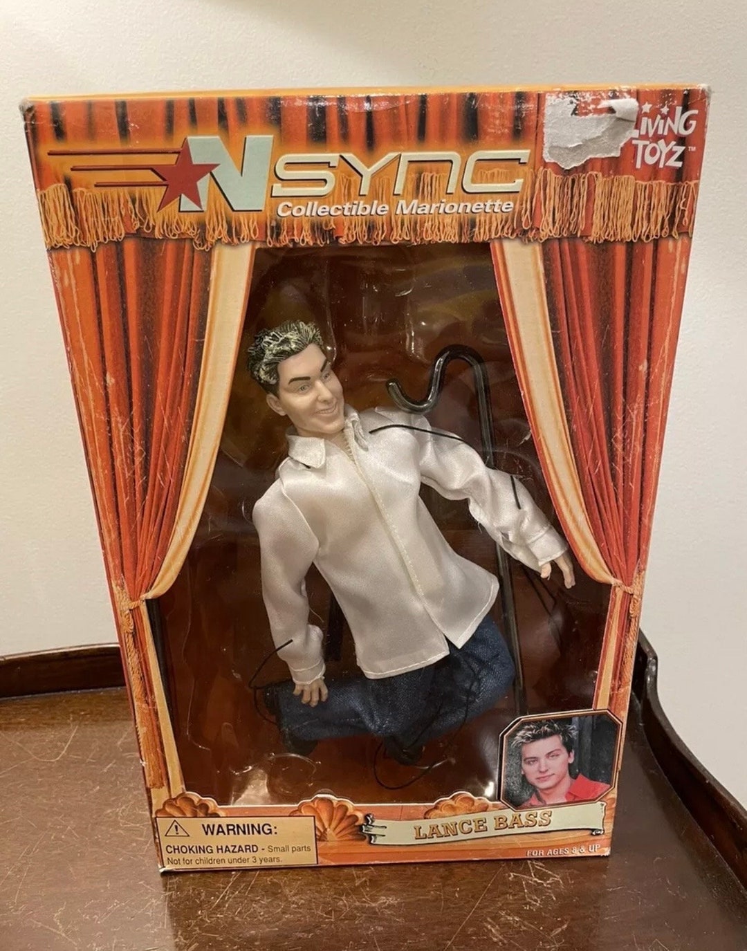 Lance Bass VTG Nsync Collectible Marionette Living Toyz 2000 Figure ...