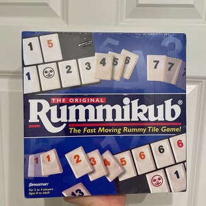 Vintage 1997 Rummikub the Fast Moving Rummy Tile Game Original NIB ...