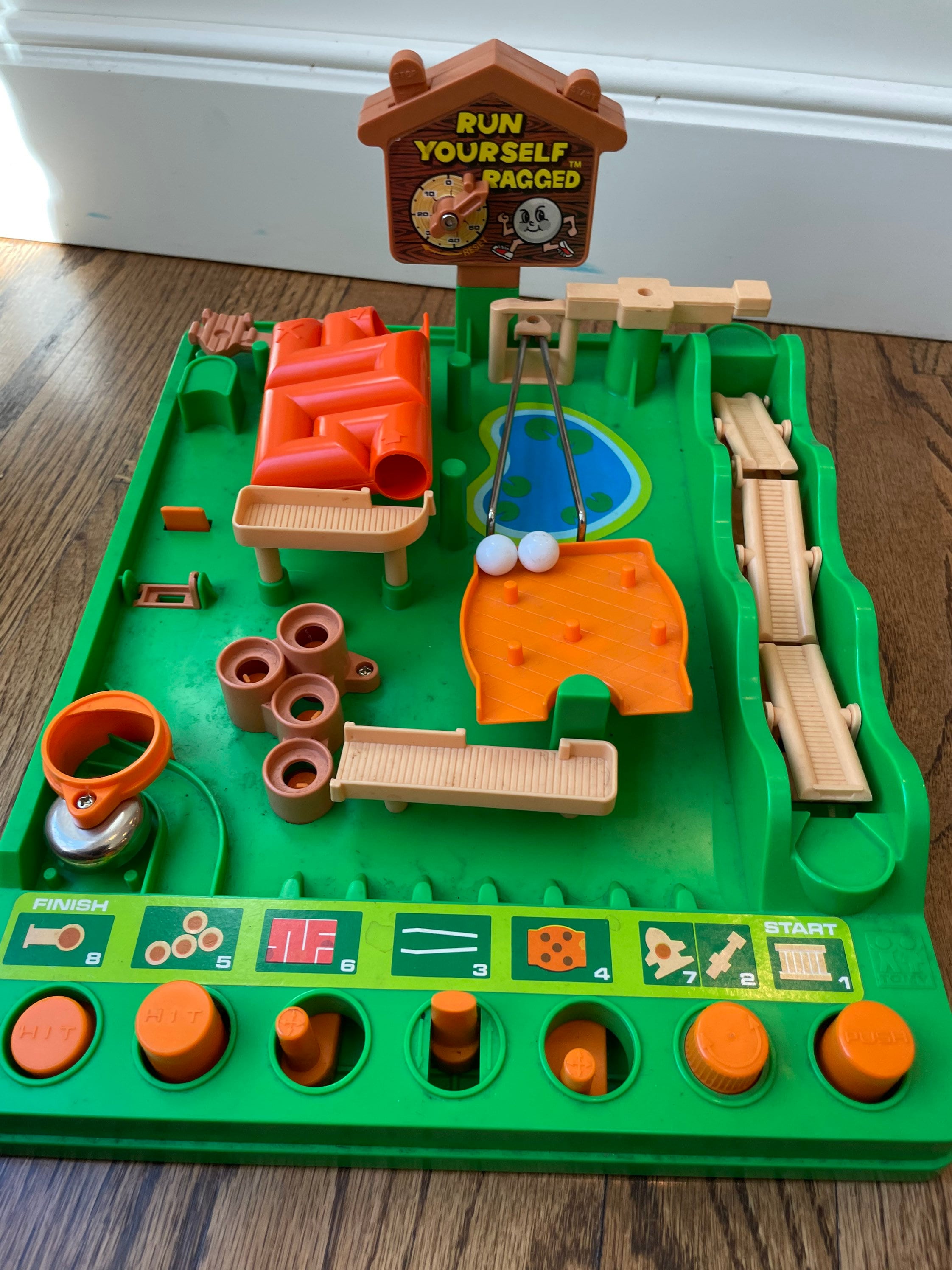 Run Yourself Ragged Game Obstacle Course Tomy 1979 Vintage as Is - Etsy