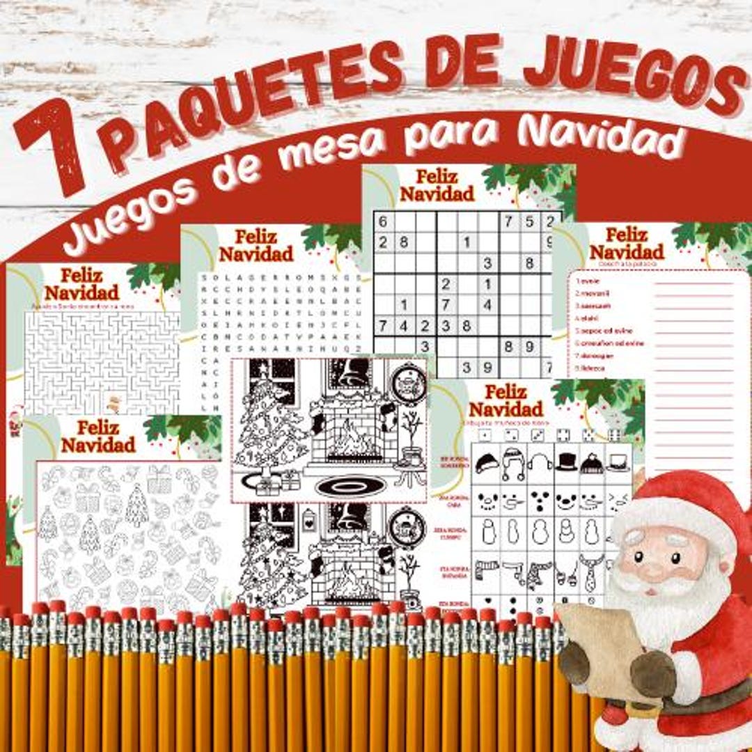 Christmas Game Packs / Printable / Santa / Christmas Ideas / Board ...