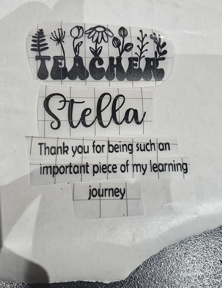 Personalised Teacher Vinyl Decals , Teaching Assistants, Stickers for ...