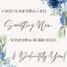 3 - Something Blue Proposal Card Template Set, Will You Be My Blue Crew ...