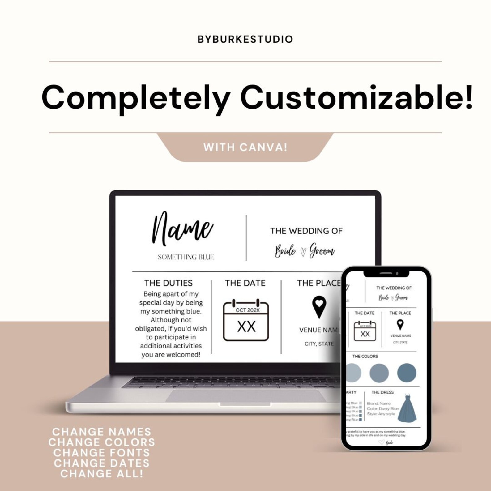 Something Blue Proposal Card Template, Will You Be My Blue Crew Card ...