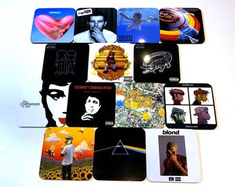 Your Favorite Album Cover Made Into a Wooden Coasters - Etsy UK