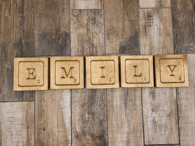 Scrabble Wall Tiles, 5.5" and 12" Scrabble Letters, Family Scrabble ...