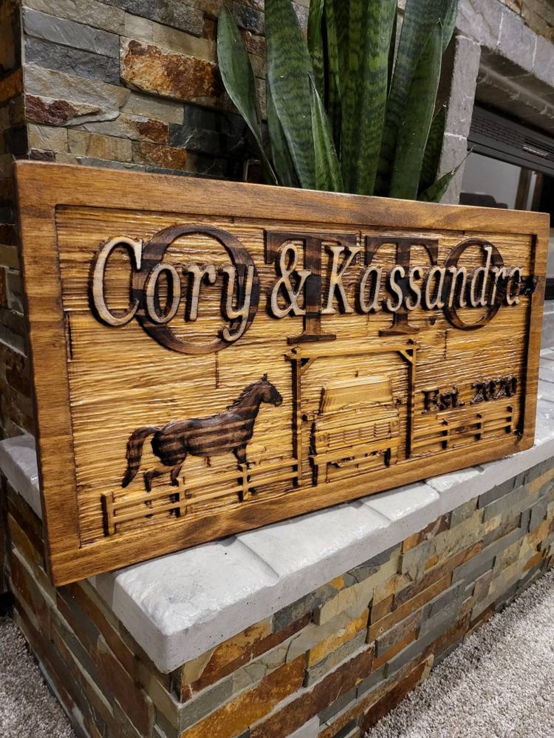 Farm Sign, Ranch Sign, Horse Sign, Last Name Sign, Established Sign ...