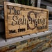 Last Name Sign, 3D Custom Wood Sign, Vintage Texture, Family Wall Décor ...