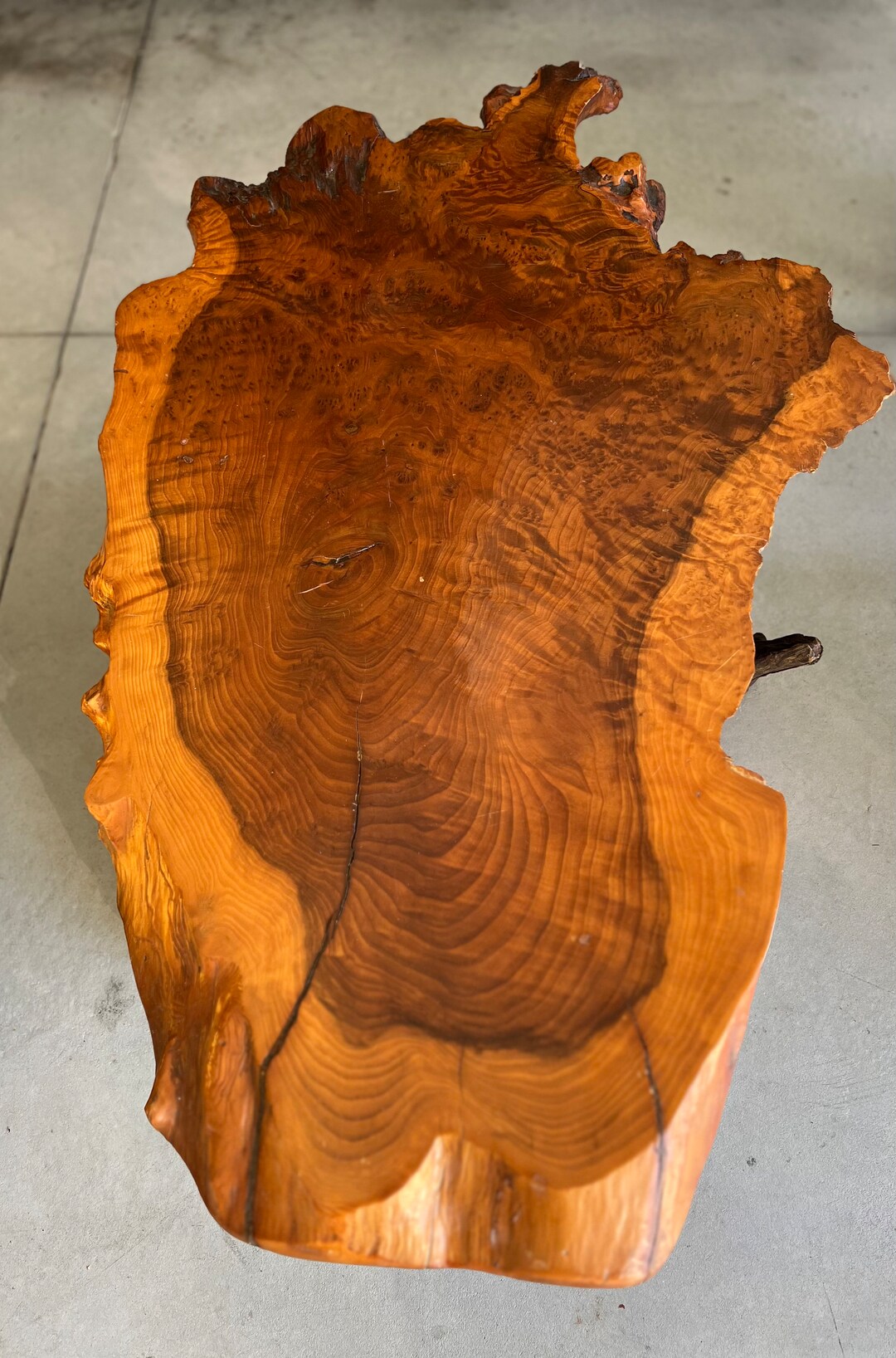 Redwood Burl Coffee Table - Etsy