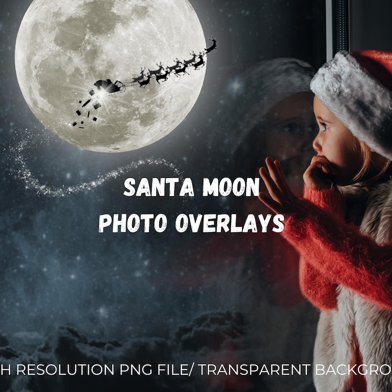 Santa Hand Overlay - Etsy