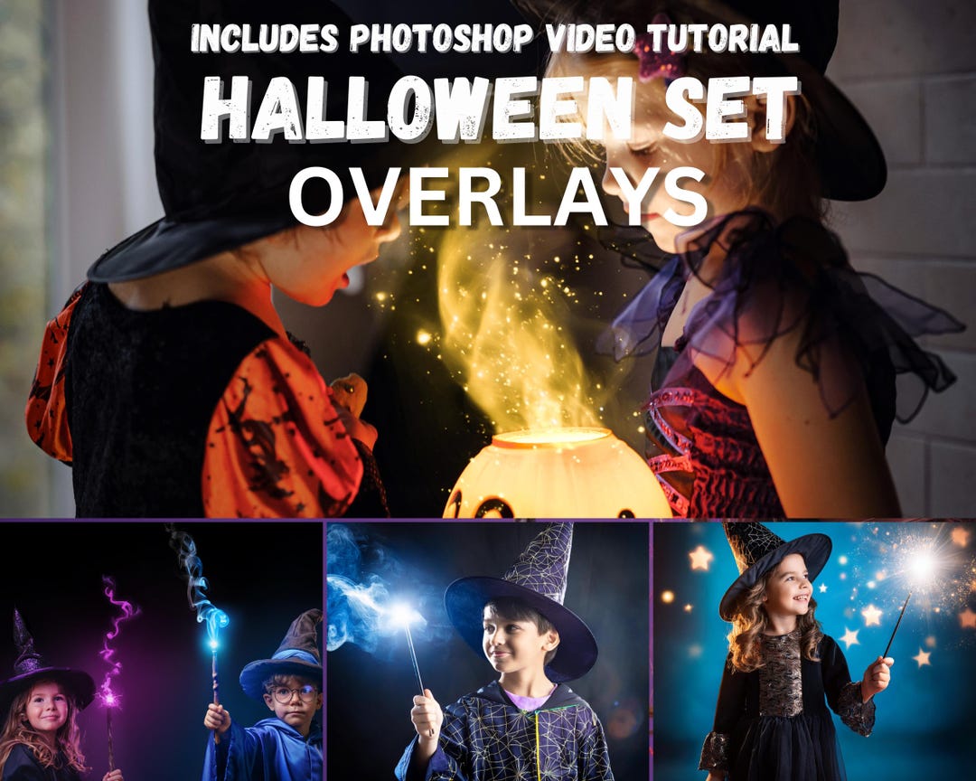 370+ Spooky Halloween Photo Overlays: Magic, Pumpkin, Fog (digital ...