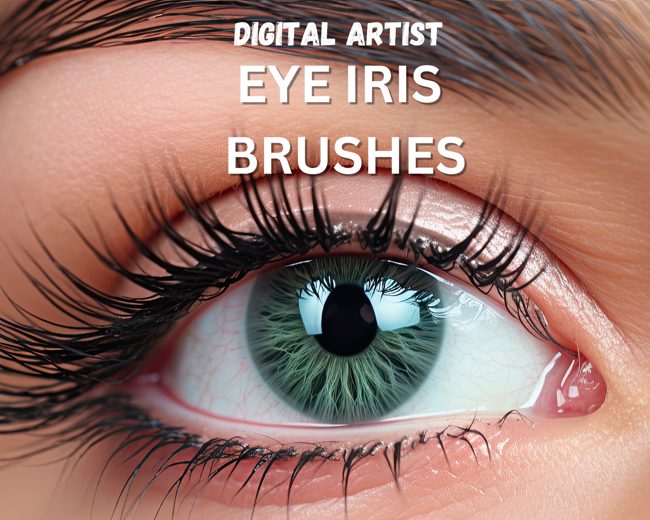Photoshop Eye Brushes. Photoshop Iris Striation Brushes, Procreate ...