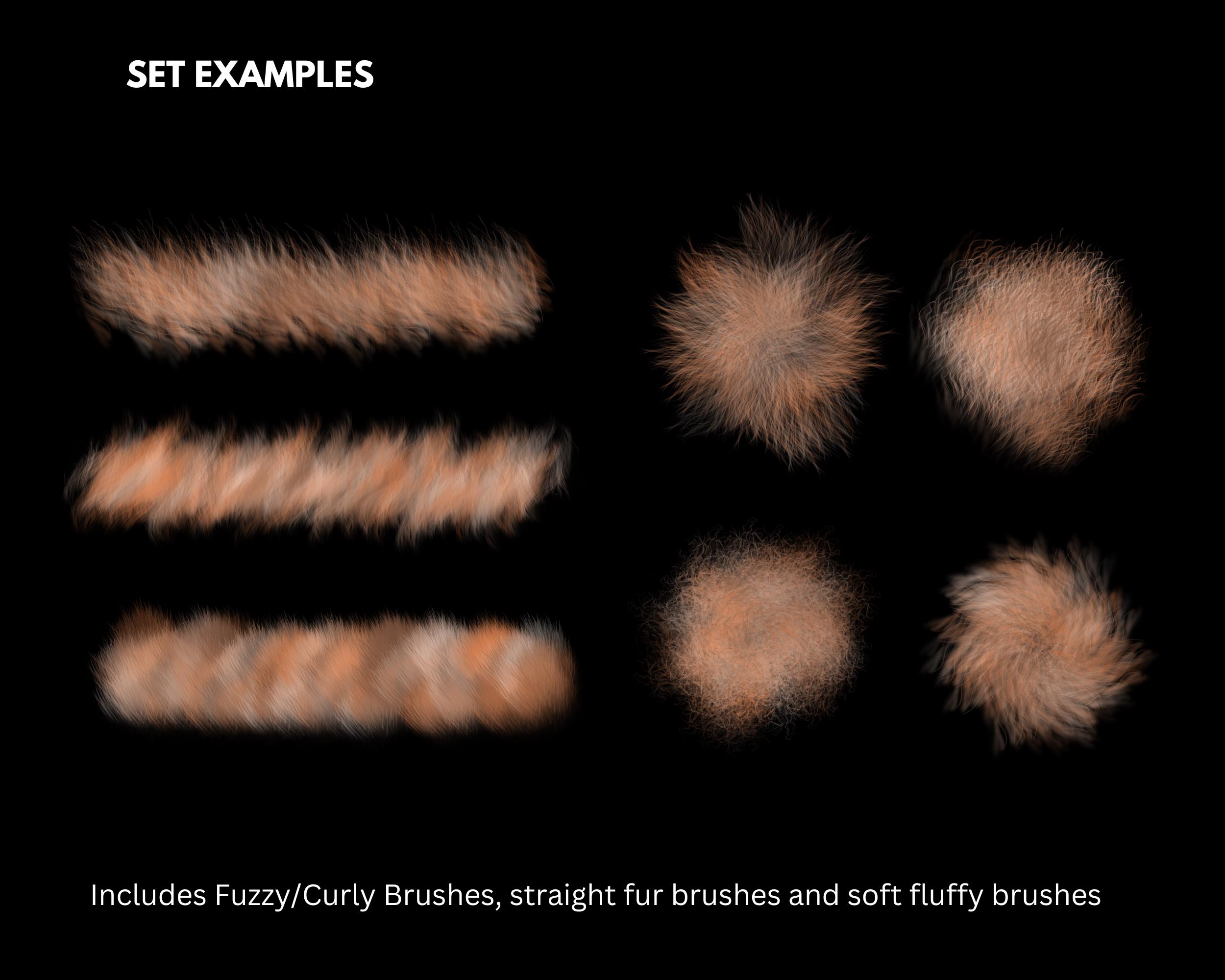Realistic Fur Brushes for Photoshop: Animal & Pet Portrait Texture ...