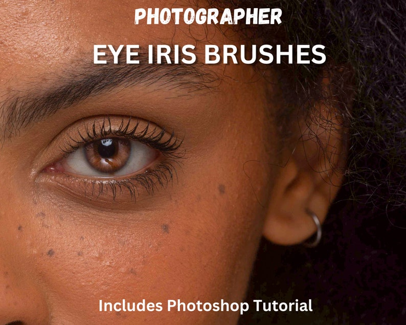 Eye Iris Photoshop Brushes for Photographers, Realistic Eye Brushes, Eye Retouching Brushes for ...