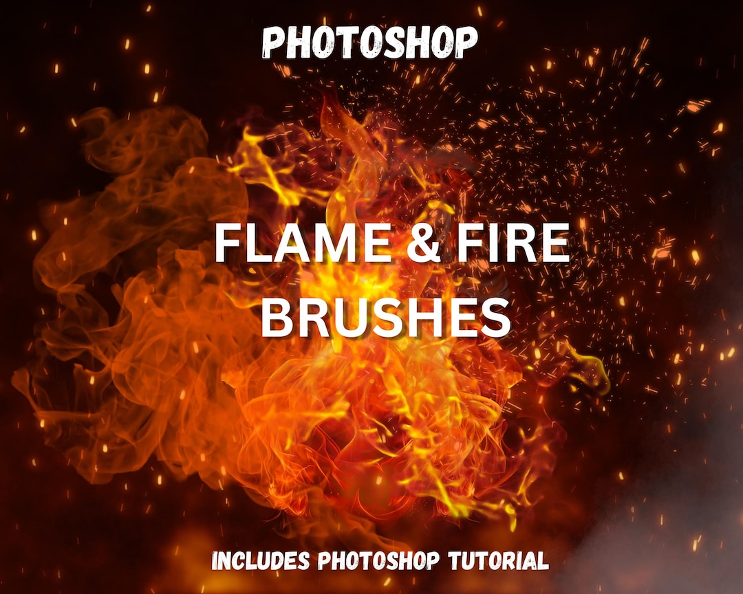 80+ Realistic Fire Flame Brushes, Real Flame Brush, Realistic Smoke ...