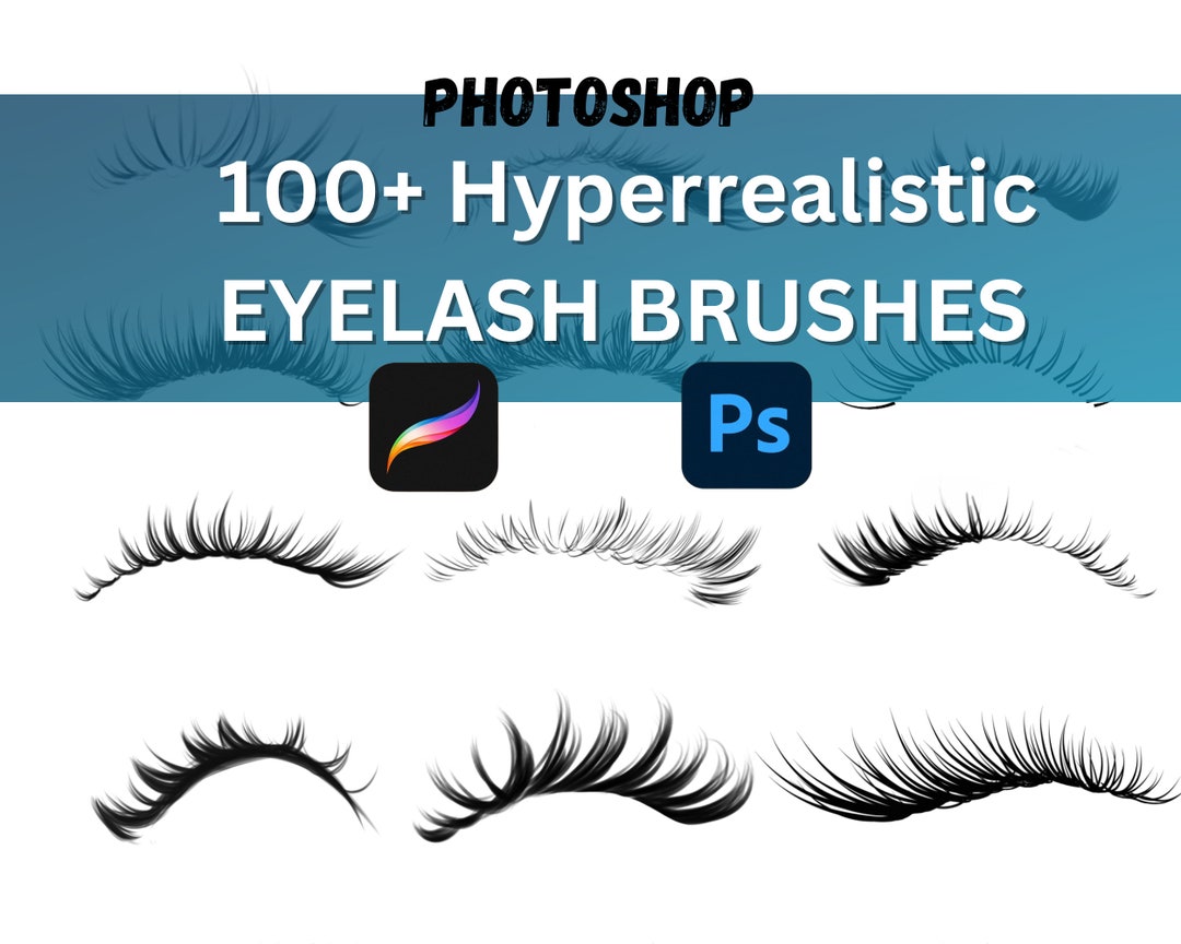 Photoshop Eyelashes Brushes. Photoshop Volume Lashes, Photoshop Brushes ...