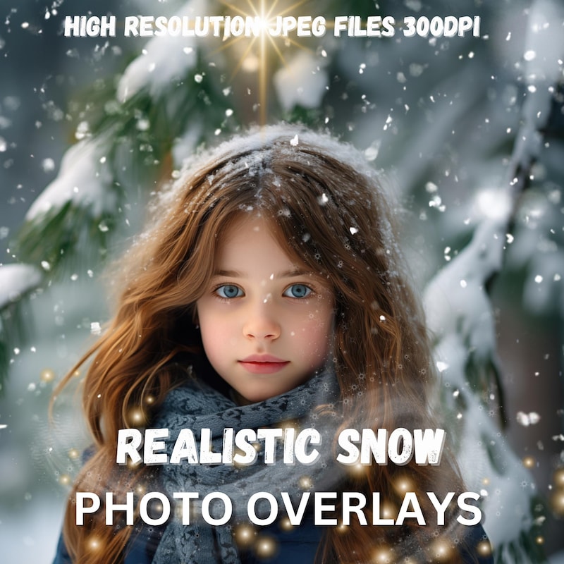 Snow Overlay - Etsy