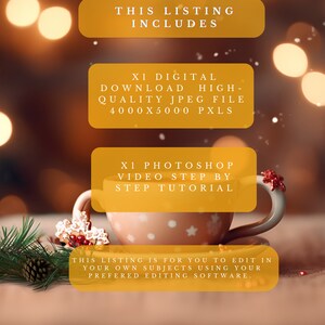 Christmas Digital Backdrop, Christmas Background, Digital Background ...
