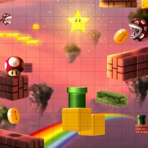 Super Mario X4 Digital Background - Digital Backgrounds for Photoshop ...