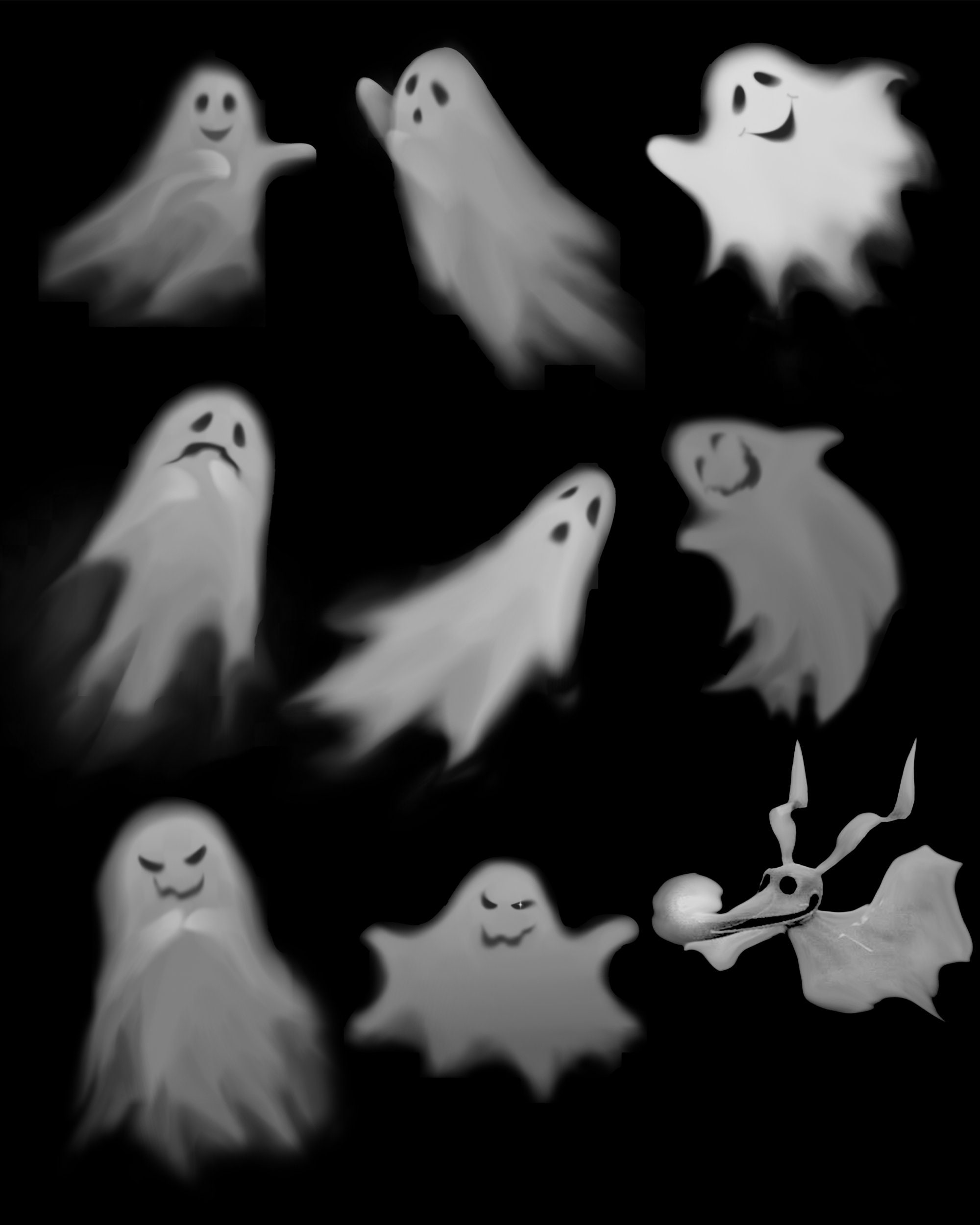 Ghost Brushes for Photoshop, Ghost Brushes, Photoshop Brushes ...