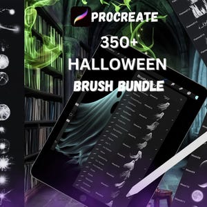 Mega Halloween Procreate Brush Bundle, Halloween Magic Brushes, Glow ...