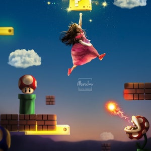 Super Mario X4 Digital Background - Digital Backgrounds for Photoshop ...