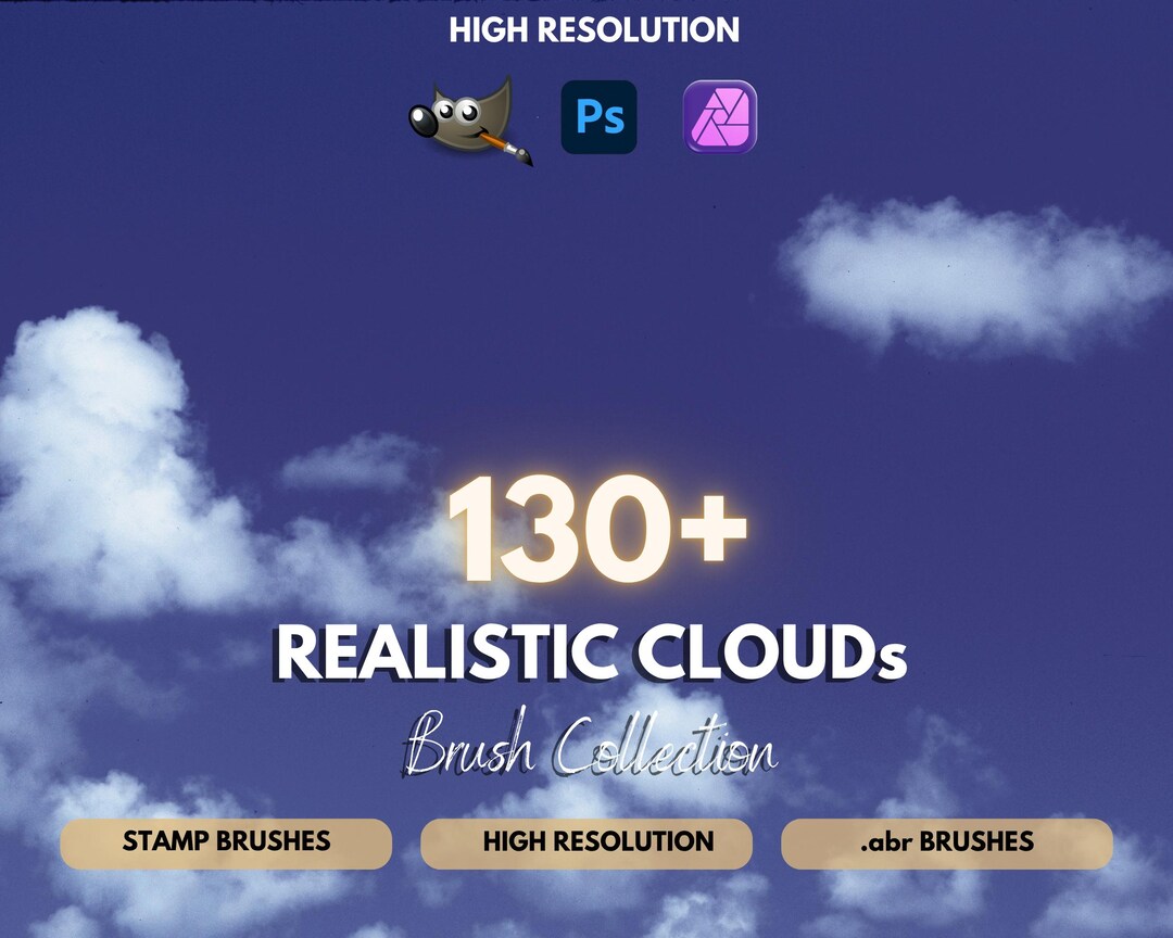 Brushes for Photoshop, Cloud Brushes, Photoshop Brushes, Cloud Abr ...