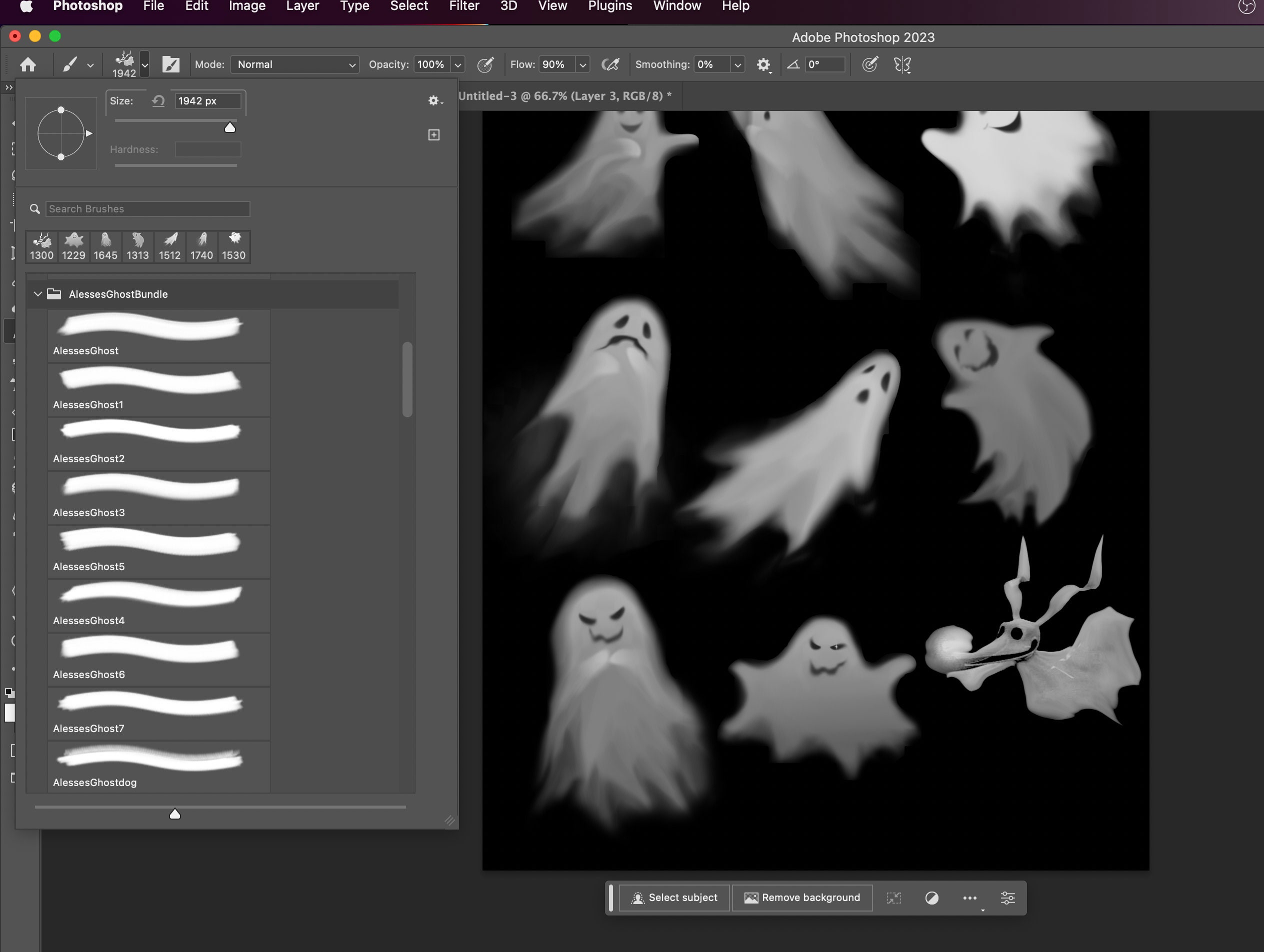 Ghost Brushes for Photoshop, Ghost Brushes, Photoshop Brushes ...