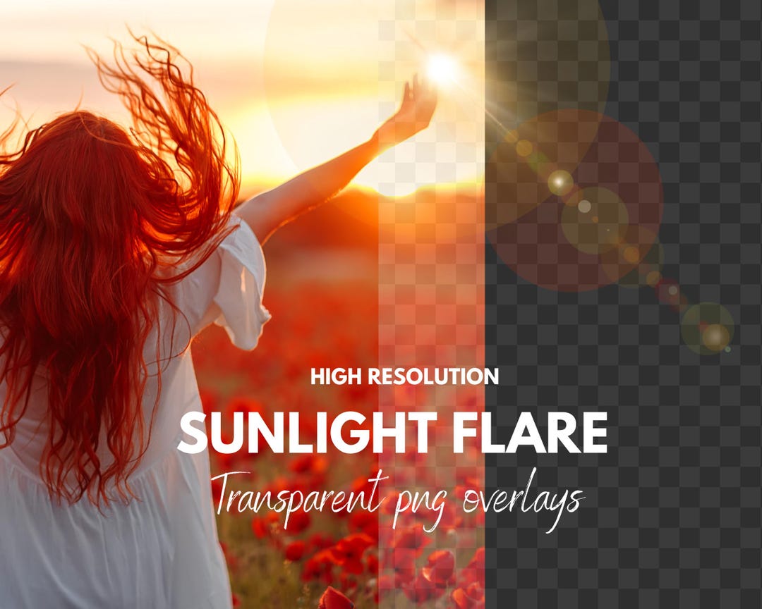 Len Flare Sun Overlays, Transparent Png Overlay Sunset Overlay for ...