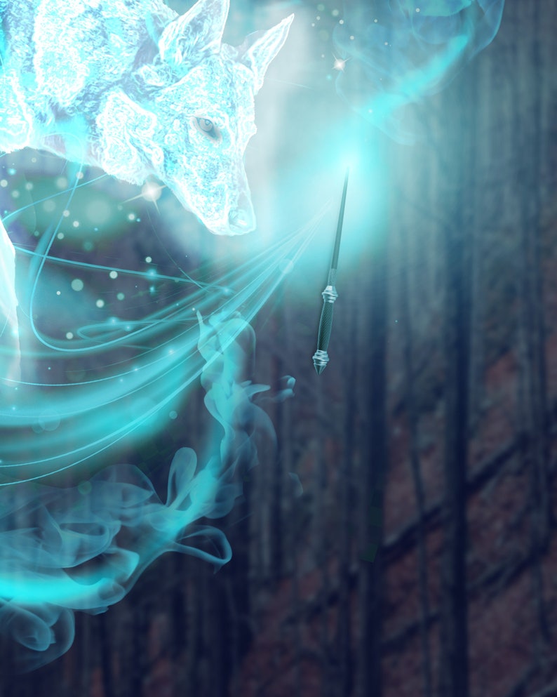 Magical Wizard Digital Background Wizard Backdrops Magic Backgrounds ...