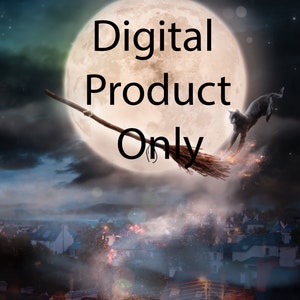 Spooky Halloween Digital Background Bundle Photography, Instant ...